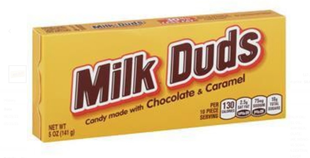 Milk Duds 12ct 5oz | Four Seasons Candy