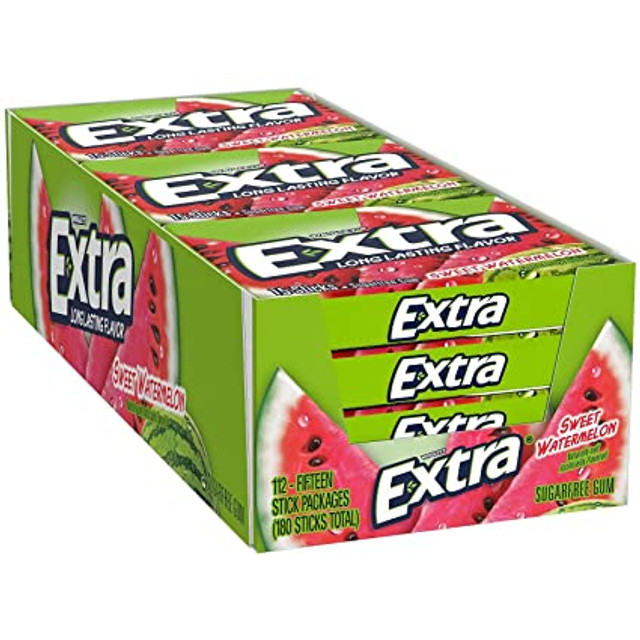 Extra SF Sweet Watermelon 12 ct 15 Stks | Four Seasons Candy